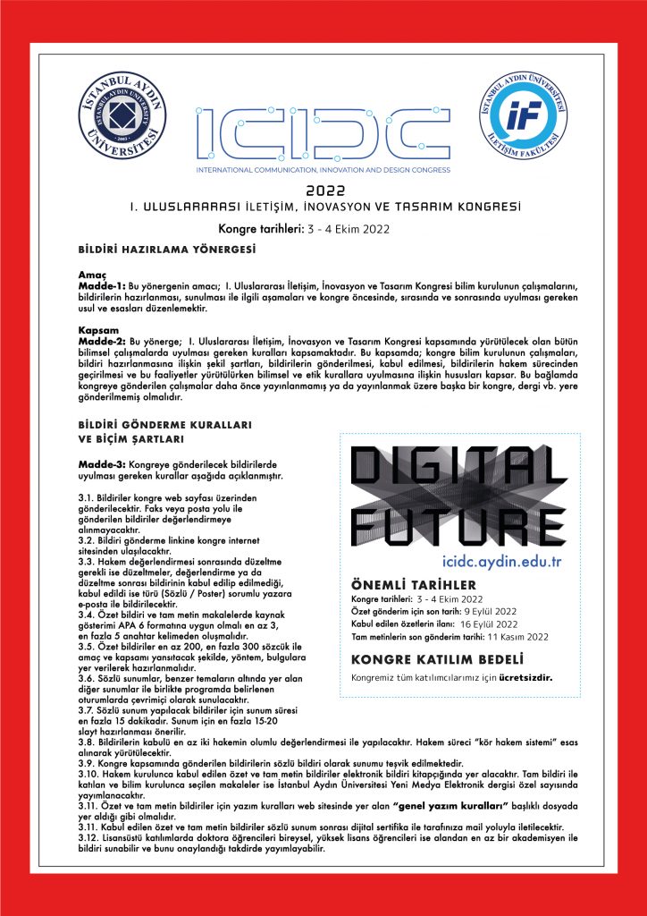Kongre Yönergesi – ICIDC